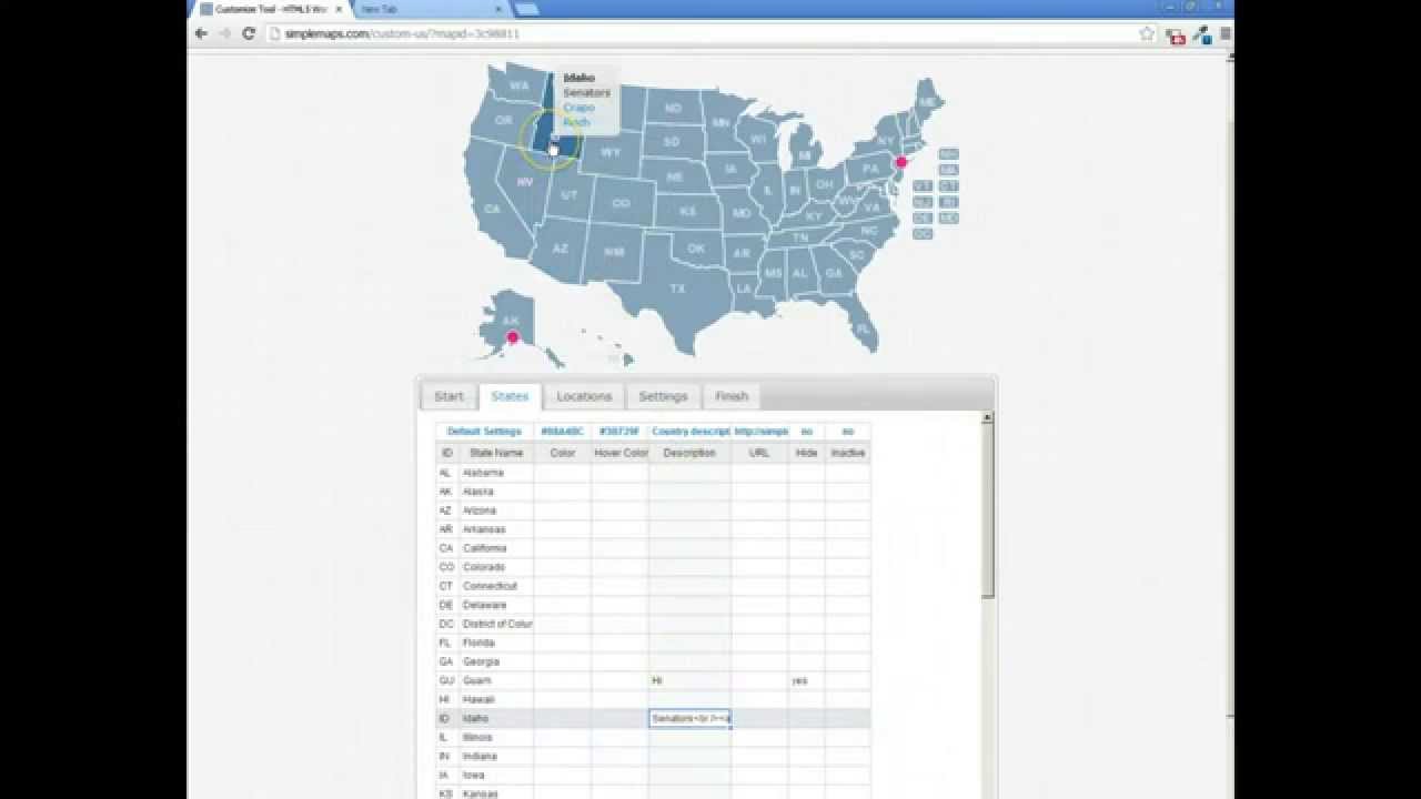 Add multiple links to a JavaScript/HTML map