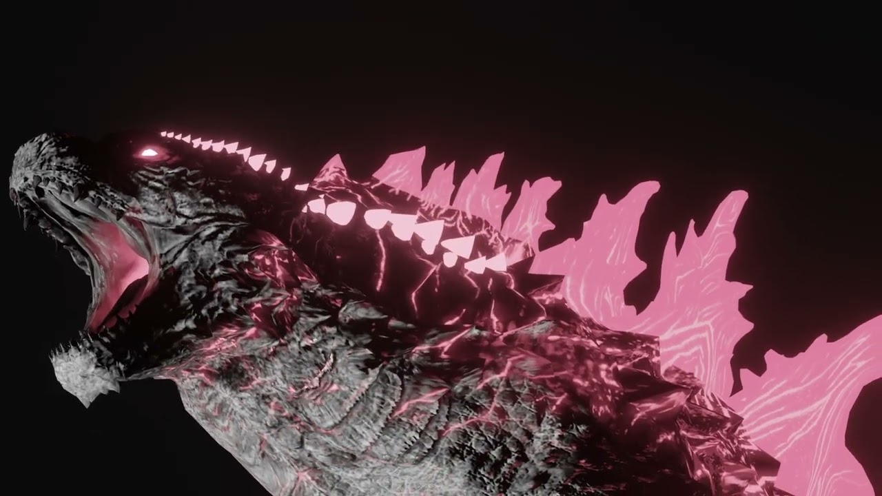 Godzilla Evolved Roar Test | Blender