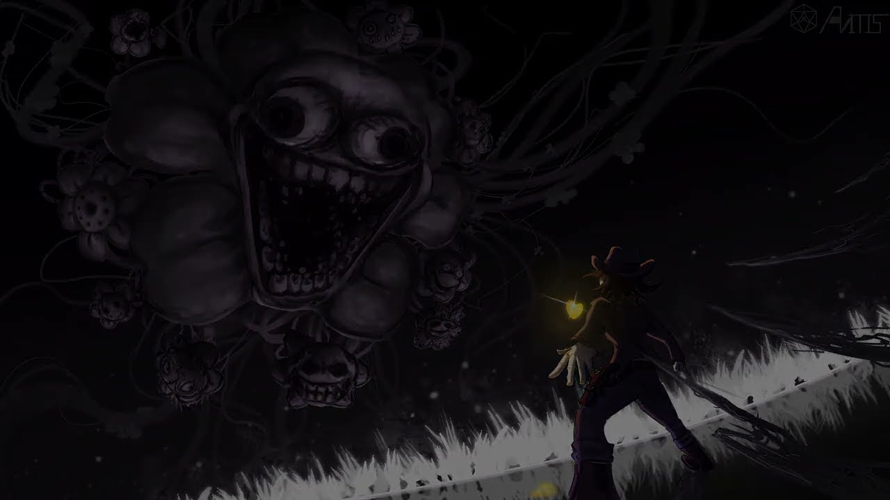Undertale Yellow Flowey fight [Speedpaint]