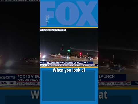 Latest SpaceX launch spotted over Arizona sky | FOX 10 Phoenix