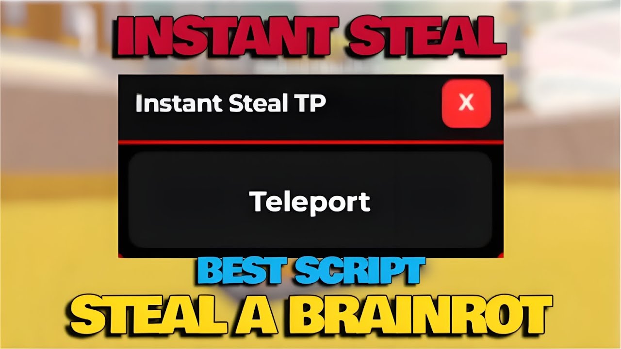 Steal A Brainrot Script - INSTANT STEAL, FLASH TP, SERVER LAGGAR, SPEED BOOST, BRAINROT SPAWNER