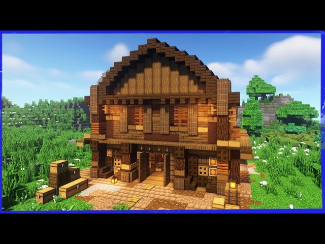 How to build a Storage House / Warehouse Minecraft Map