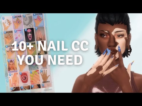 10+ NAIL CC YOU NEED IN YOUR GAME | sims 4 cc finds โฅ