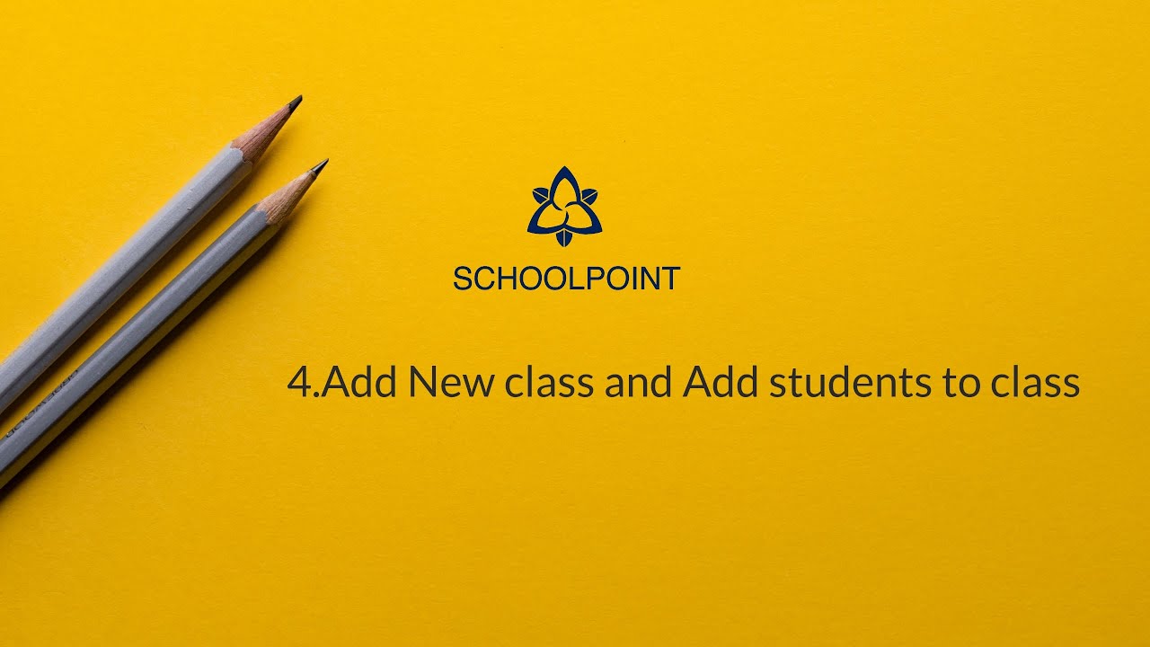 Adding classes and adding students to classes