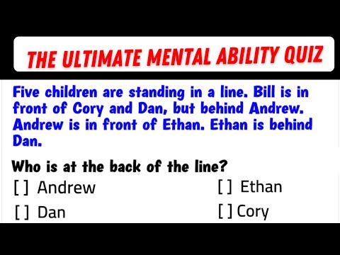 50 Ability Test Practice Questions| PEP 2023 Prep