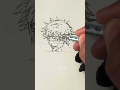 Draw Gojo Satoru #short #draw #anime #drawingtutorial