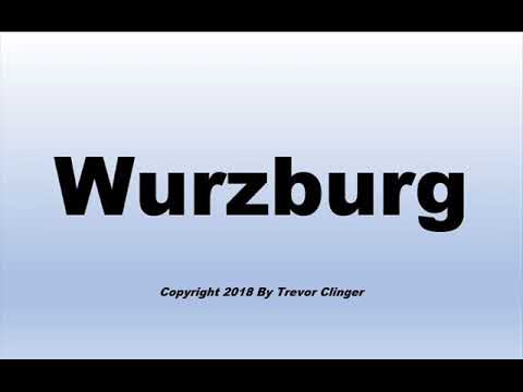 How To Pronounce Wurzburg