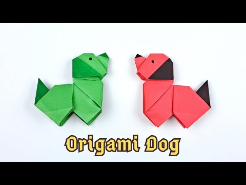 Origami Dog - Step by Step Instructions