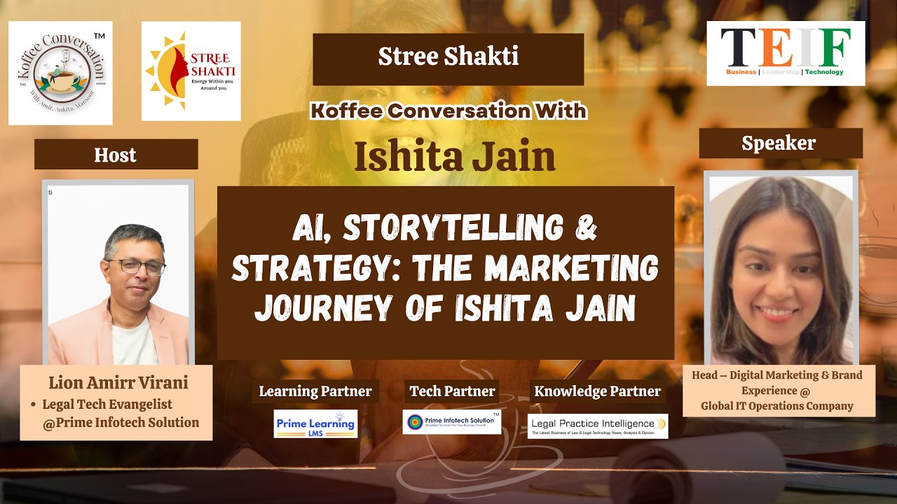 AI, Storytelling & Strategy: The Marketing Journey of Ishita Jain | Koffee Conversation @TEIF