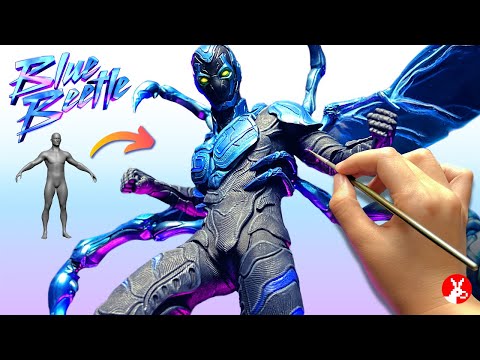 🪲 Blue Beetle・ 3D File for 3D printing・Cults