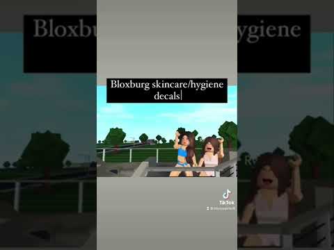 Bloxburg Skincare and hygiene decal codes