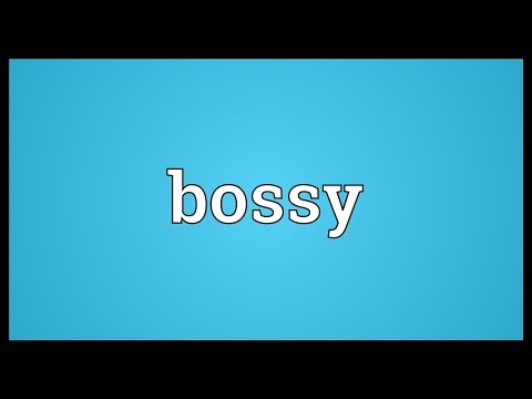 Bossy Meaning