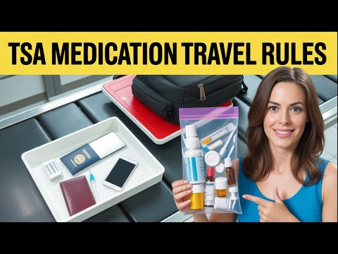 Packing MEDICATION for Travel: NEW TSA Rules You Need to Know in 2025!