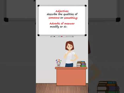 Adjectives & Adverbs | Test your knowledge | Quiz