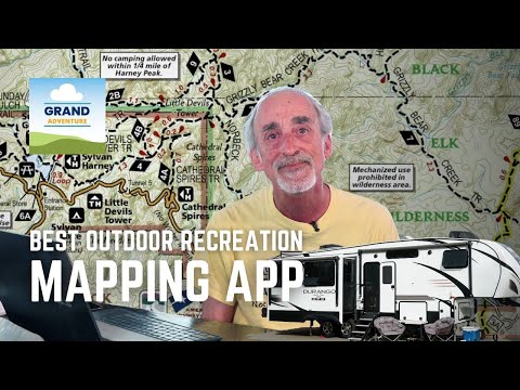 Ep. 356: Best Outdoor Recreation Mapping App | RV camping travel hiking