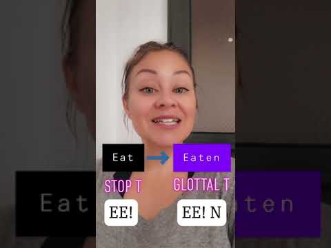 Glottal T in English