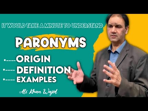 Paronyms All Chapters | Learn With Gemini | Spanish