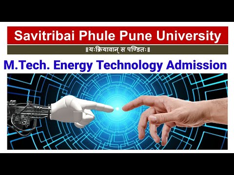 Admission Details MTech Energy Technology Syllabus Eligibility Admission SPPU पुणे विद्यापीठ