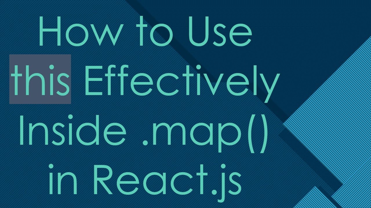 How to Use this Effectively Inside .map() in React.js