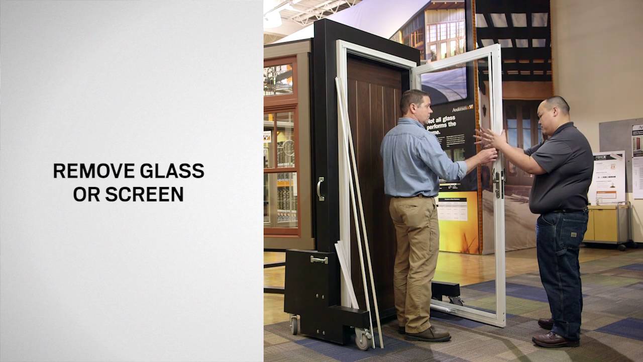Replace Storm Door Glass Insert with Insect Screen | Andersen Windows