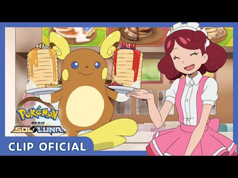 Raichu de Alola y las tortitas | Serie Pokémon Sol y Luna | Clip oficial