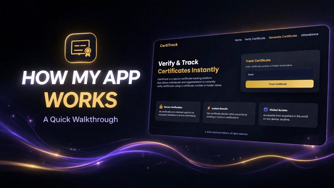 This App generates training certificates and distributes bulk in seconds - See how. 
