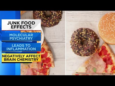 Junk food affects mental health