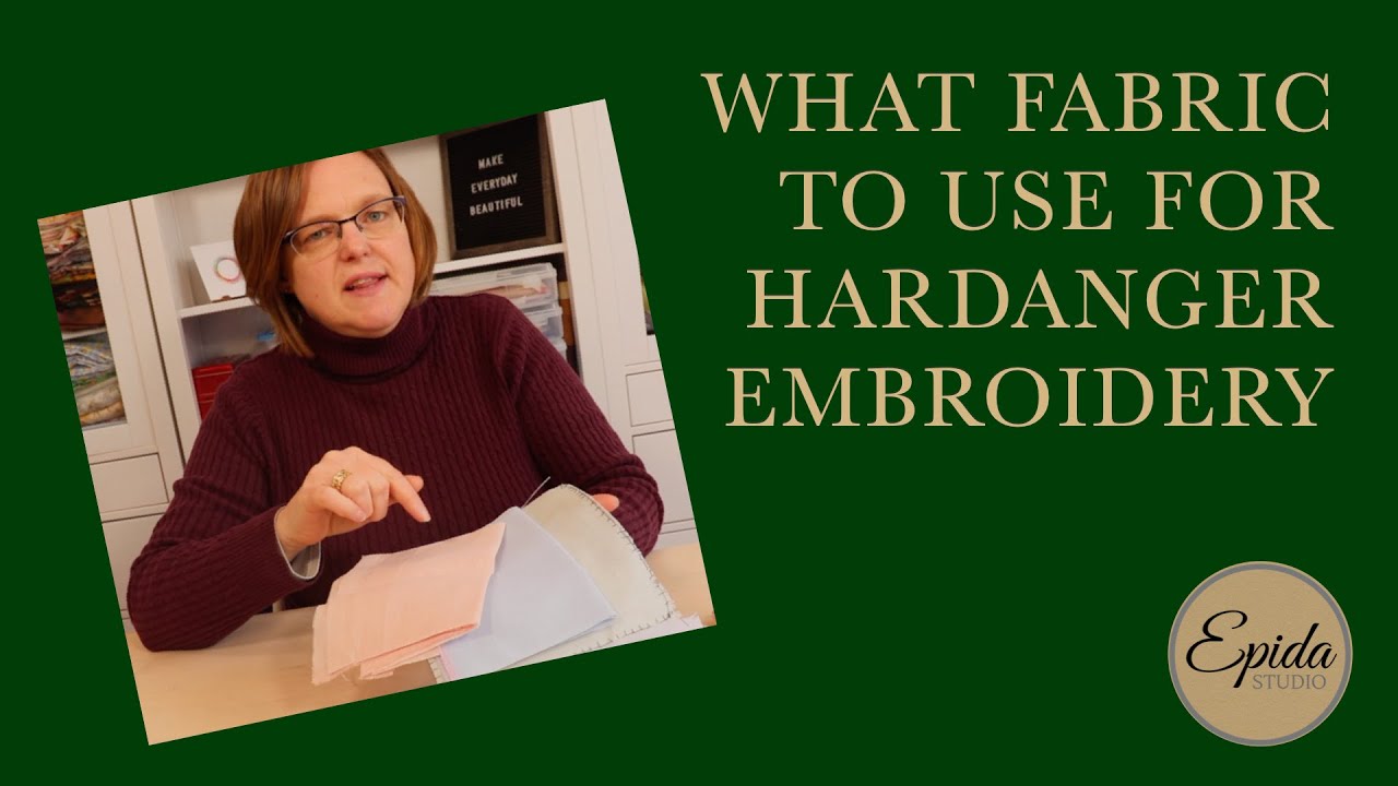 What fabrics can be used for hardanger?