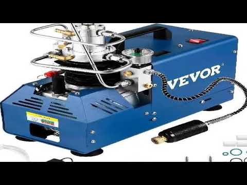 VEVOR High Pressure Air Compressor Pump 1800W 110/220V 4500PSI/300BAR/30MPA Automatic Stop Air Rifle