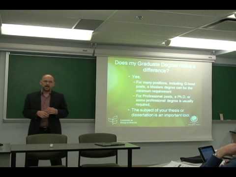 Does my graduate degree matter?