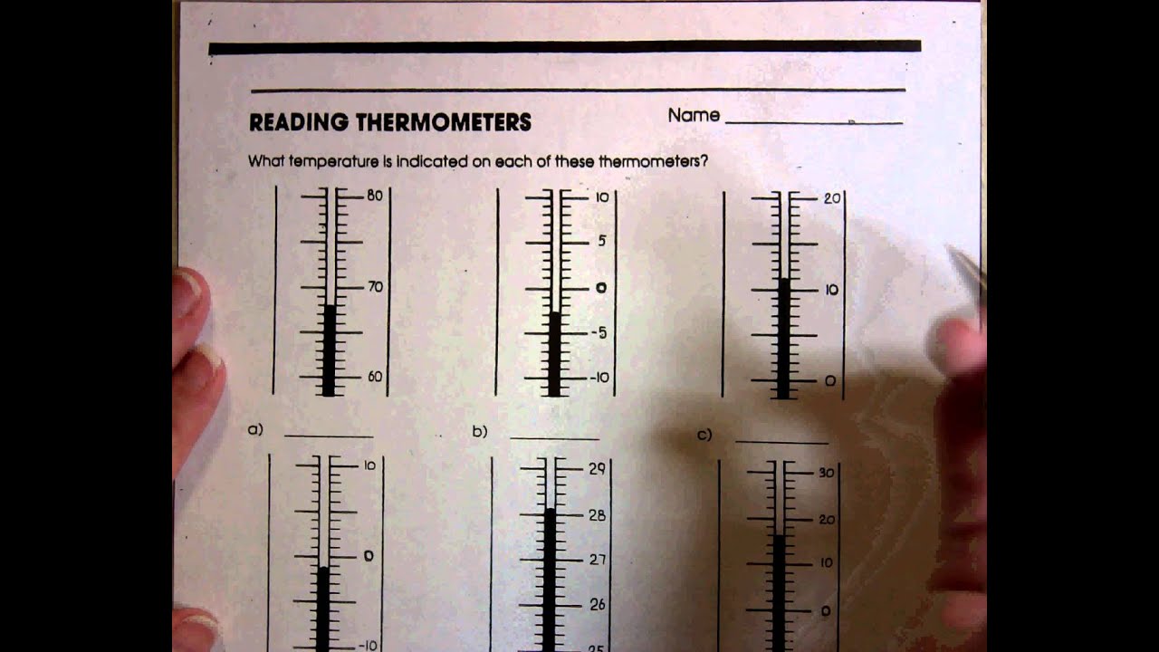 Reading Thermometers