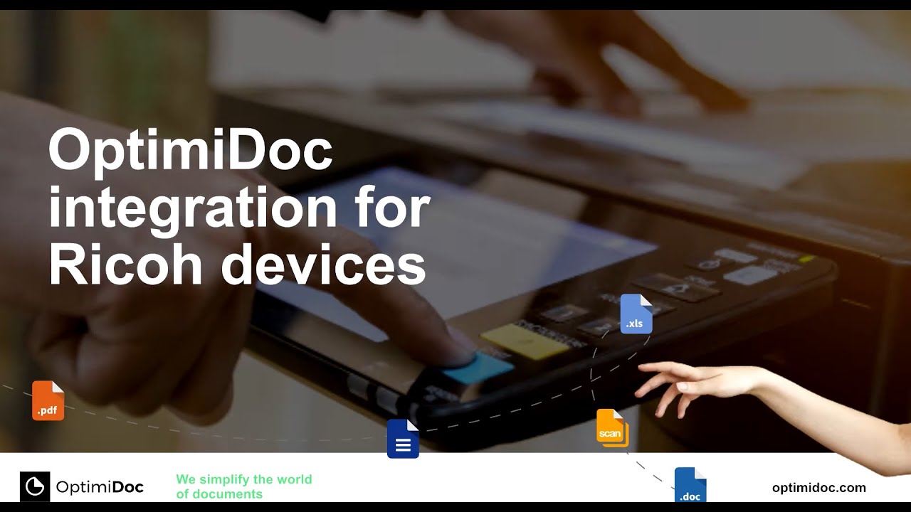 OptimiDoc Cloud integration for Ricoh