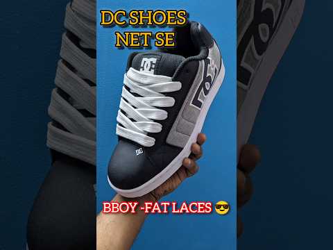 DC SHOES LACESWAP W/ FATLACES #dcshoes #laceswap #fatlaces