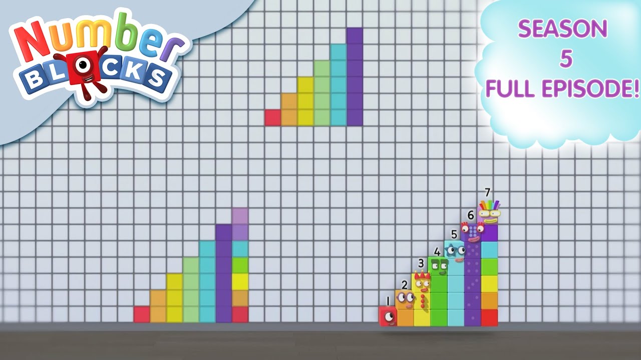 Making Patterns ⠗✨ | Full Episode - S5 E15 | Learn to Count - Numberblocks
