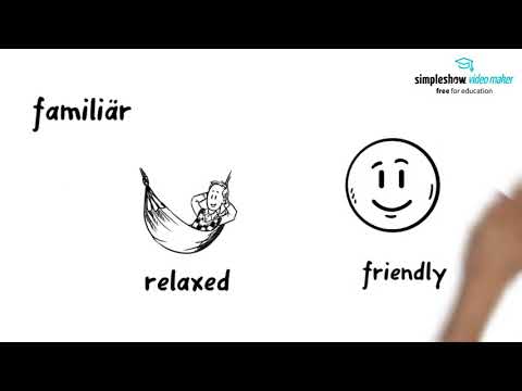 Tricky words - Does 'familiär' mean 'familiar'?