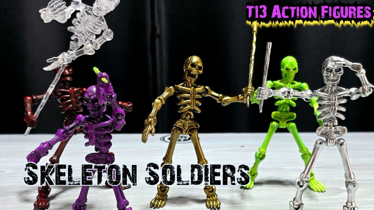 DIY Multi-Jointed Halloween Skeleton Action Figure | Titan 13 / Dummy 13 / Lucky 13 Review
