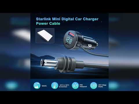 Review: 3-in-1 Starlink Mini Cable 10ft/3m, High Speed Charging USB C/USB A Ports, 12-48V Star...
