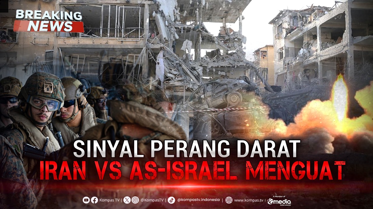 BREAKING NEWS - Sinyal Perang Darat Iran vs AS-Israel Menguat