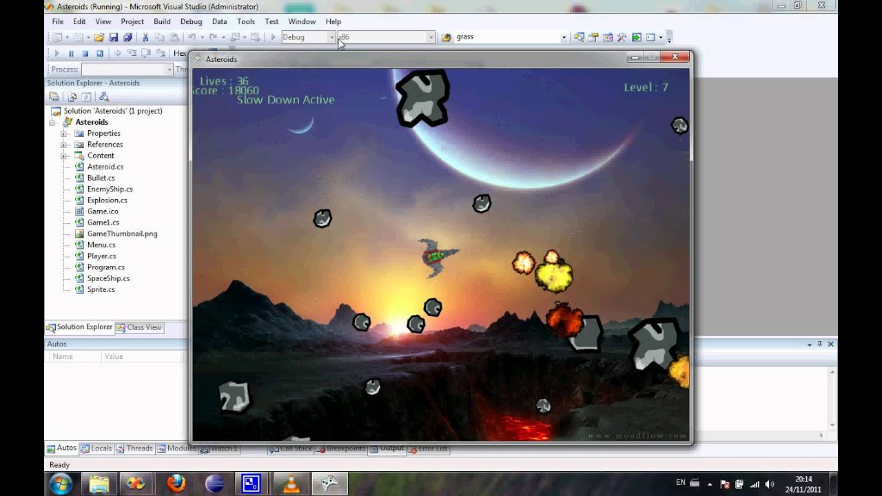 XNA Asteroids