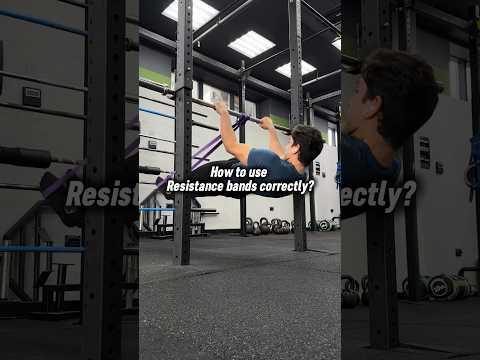 How to use Resistance bands correctly? #calisthenics #fitness #workout #bodyweighttraining