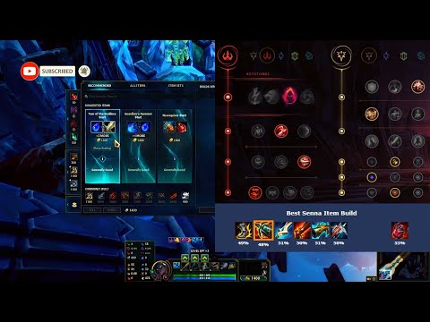 LOL - League Of Legends - Senna ARAM Build Guide, Runes, Items 12.21, LoL
