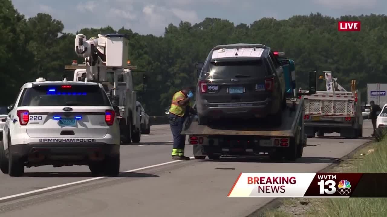 Birmingham police car stolen, suspect arrested after chase on I-459