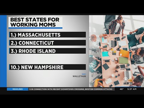 Massachusetts Ranked Best State For Working Moms