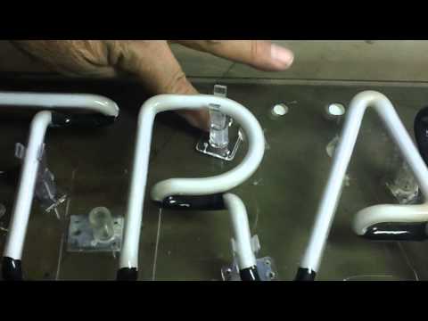 How to fix a broken neon tube support