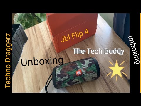 Unboxing JBL Flip 4 from The Tech Buddy | Music Sample | Must Watch | Speakers Under RS.2000 |