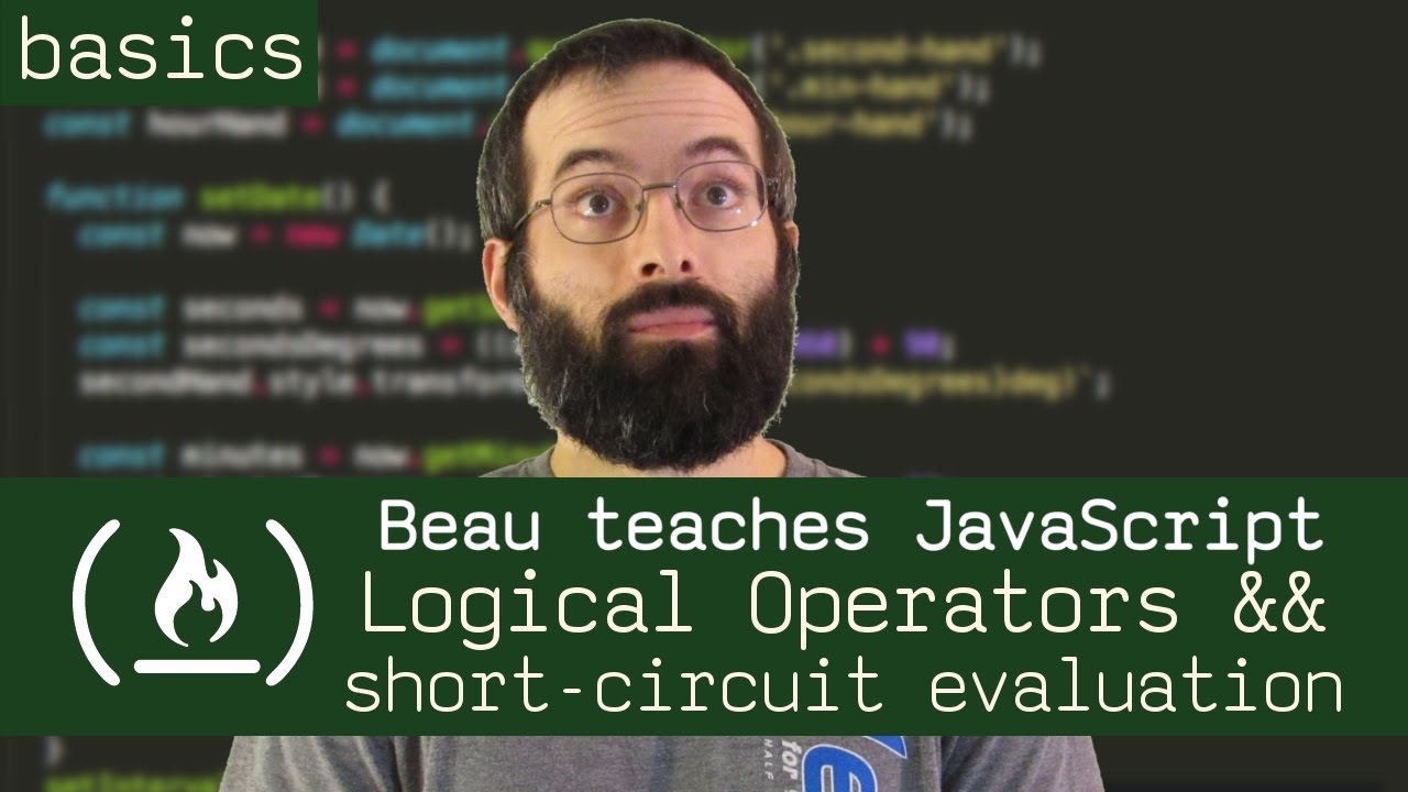 Logical operators && TRICKS with short-circuit evaluation - Beau teaches JavaScript