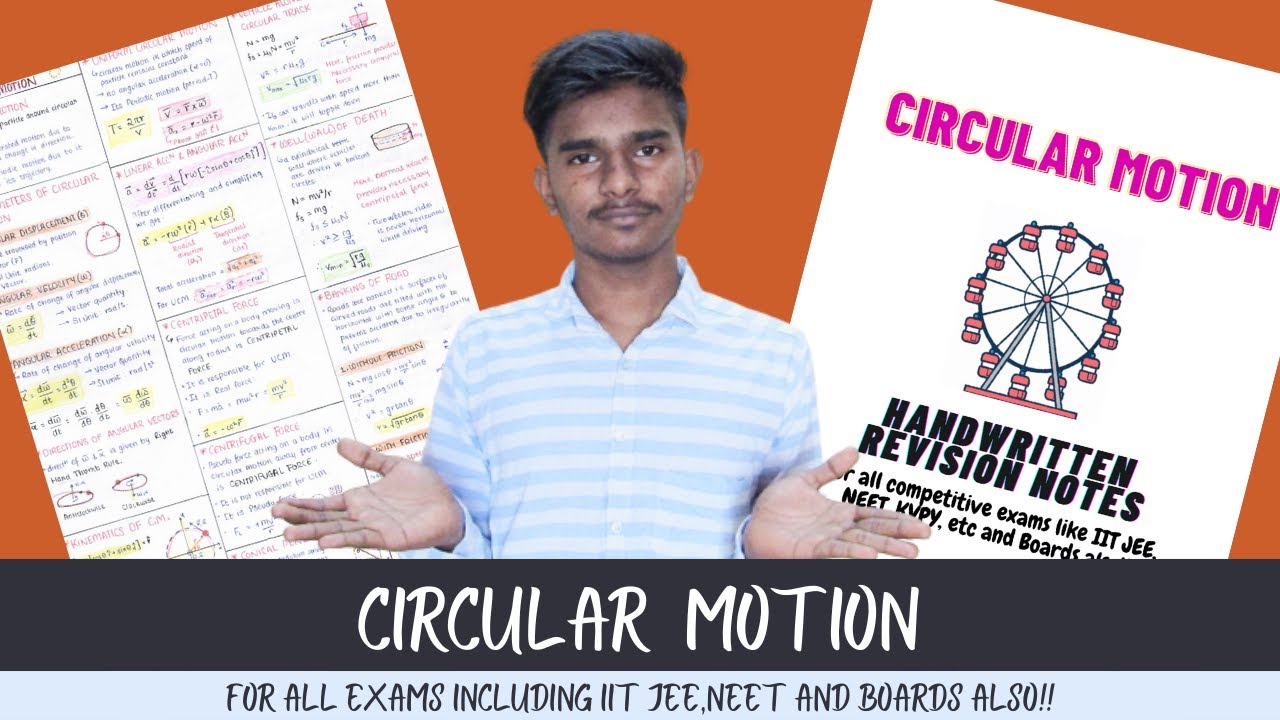 Circular Motion Handwritten Short Notes | Physics | Class 11 | For All Exams | UCM | Class 12 |