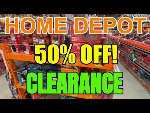 Home Depot Tool Deals 50% Off Clearance