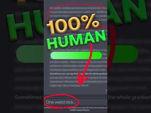 Prompt NINJA explains GUARANTEED How to Bypass AI Detectors #shorts #ai #chatgpt