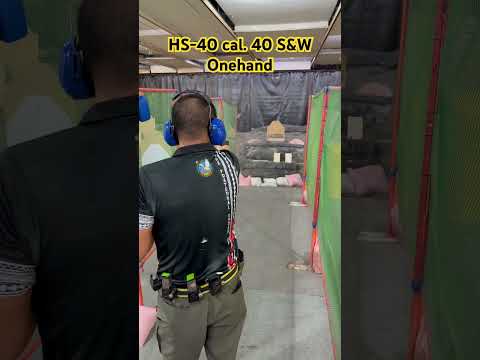 HS-40 40S&W, STRONGHAND ONE HAND.. #sportshooting #practicalshooting #firearms #viralshorts